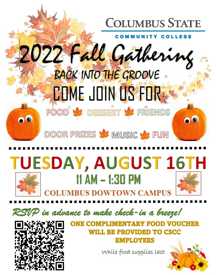 Employee appreciation events August 16 and 17 | Columbus State ...
