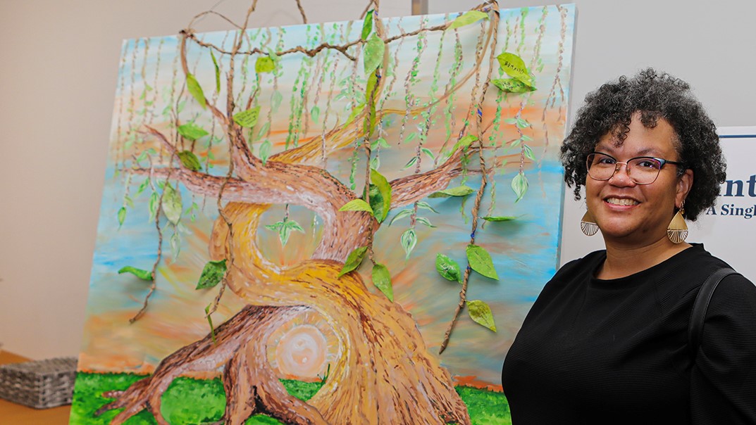 Inspiring art piece created for Black History Month | Columbus State ...